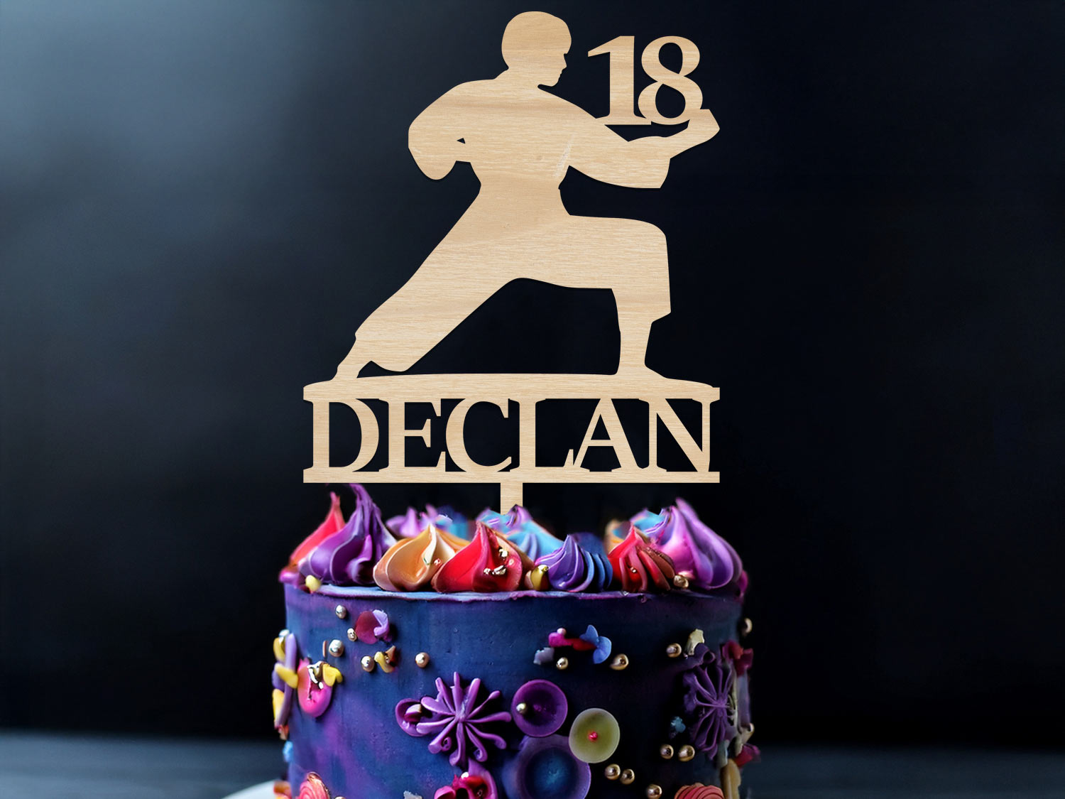 Cake Topper for Birthday Karate Male – PGFactory.ie