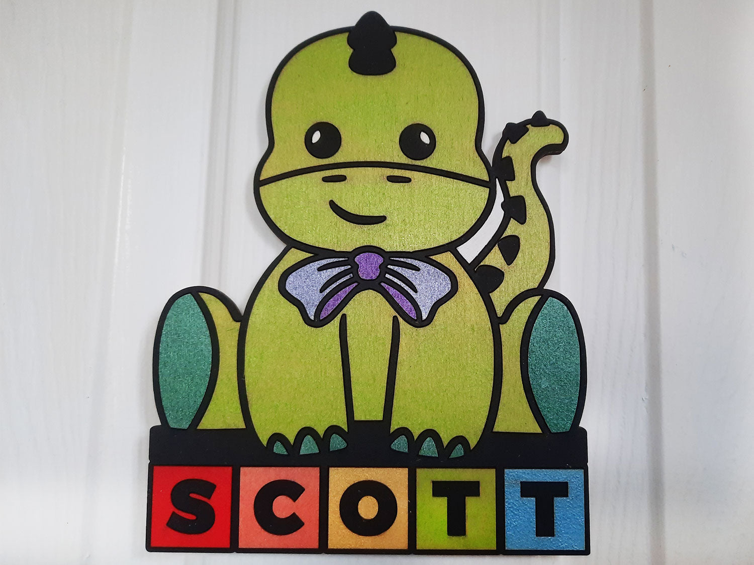 Cute Dinosaur Child Room Sign – PGFactory.ie