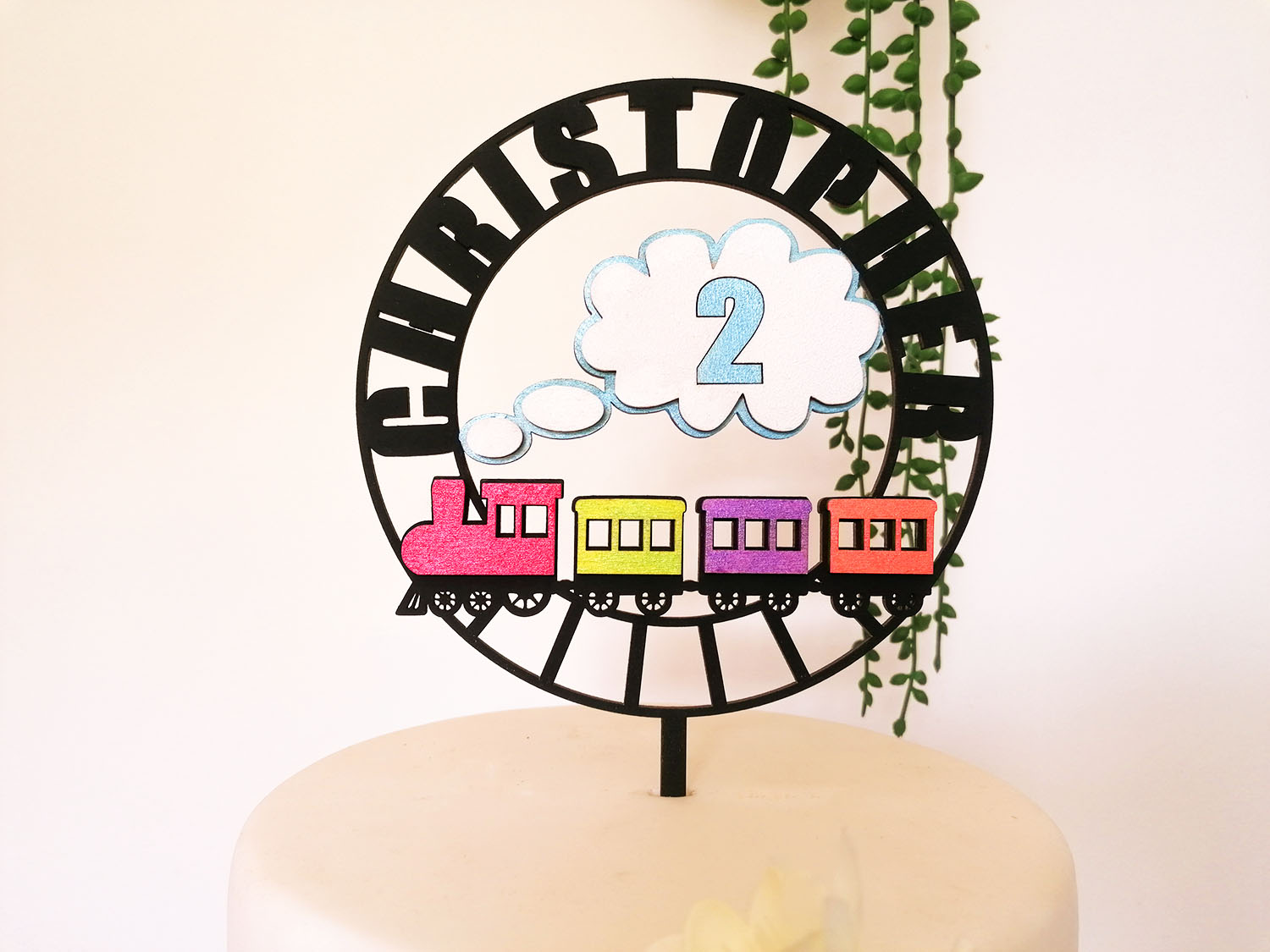 Train Themed Birthday Cake Topper – PGFactory.ie