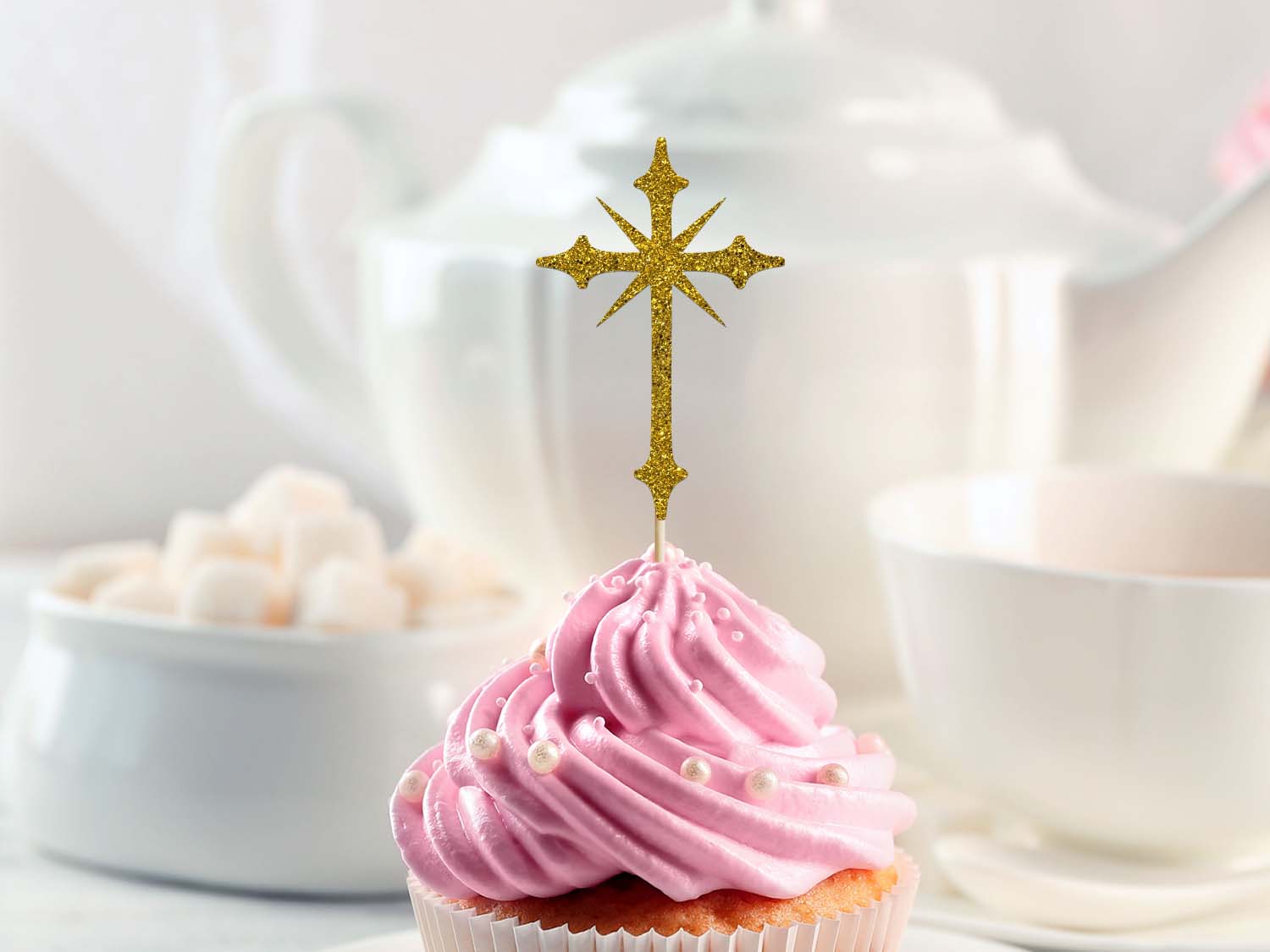 Cross Cupcake Topper ver5. 12 pieces. – PGFactory.ie