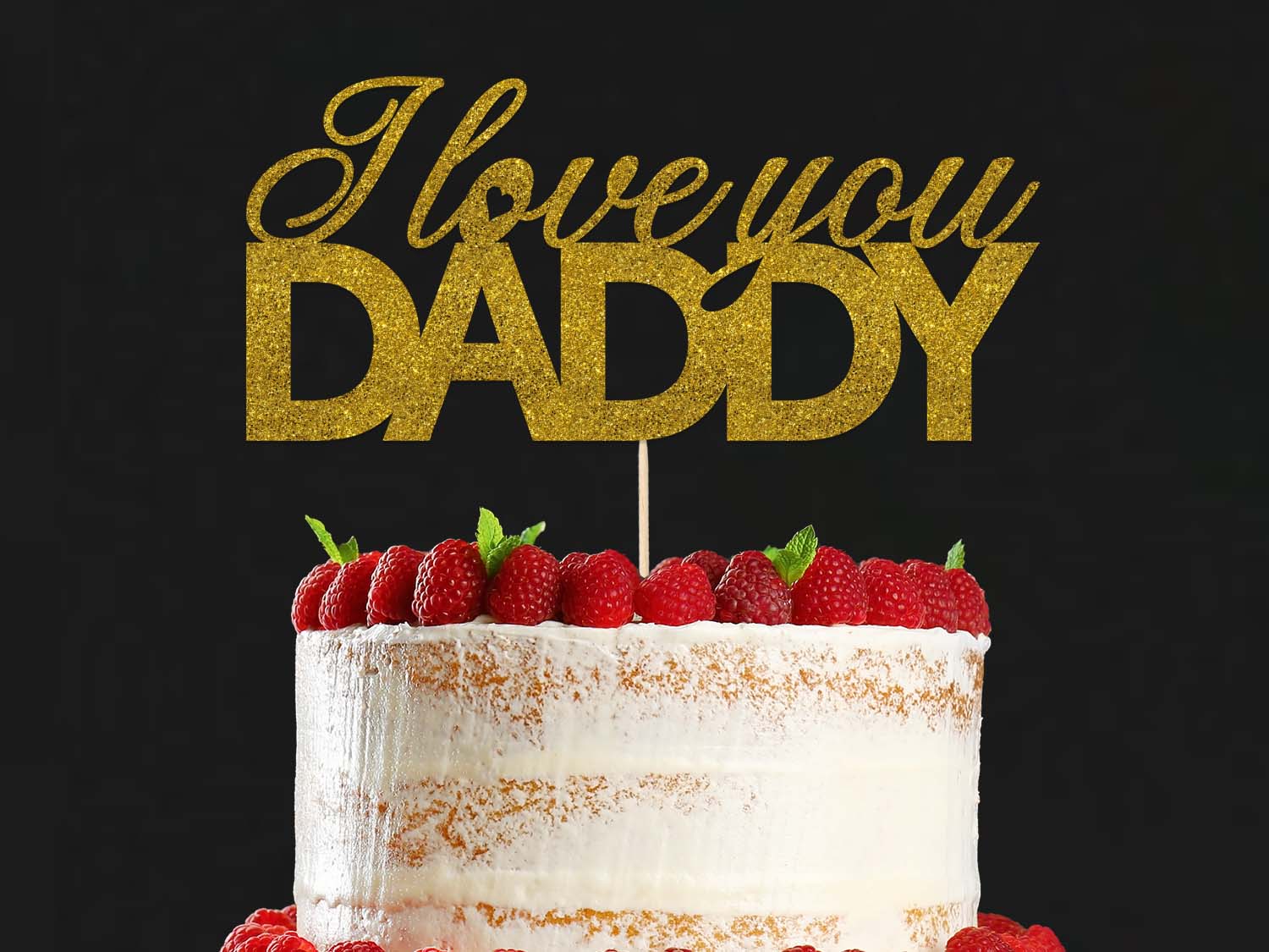 I Love You Daddy Cake Topper – PGFactory.ie