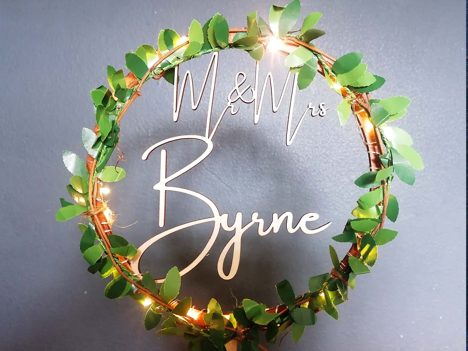 Fairy Lights Wedding Cake Topper - PGFactory.ie