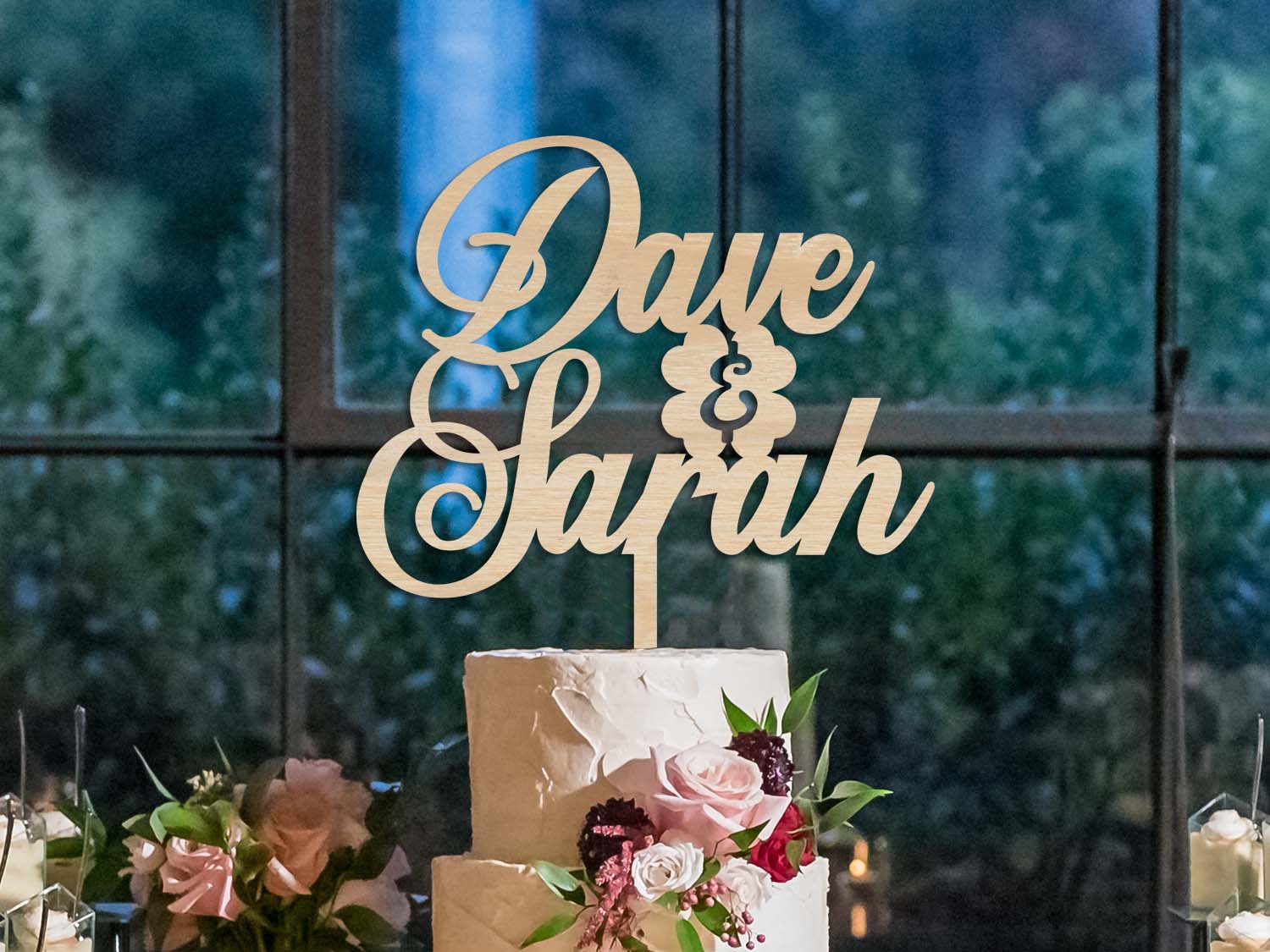 Personalised Names Wedding Topper – PGFactory.ie